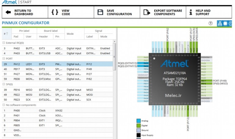 نرم افزار Atmel Studio