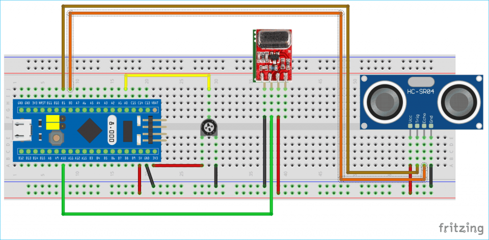 اتصال ماژول 433Mhz RF به STM32