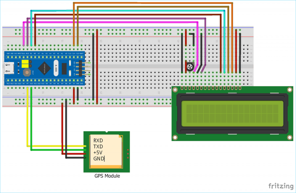 آموزش اتصال ماژول GPS به STM32