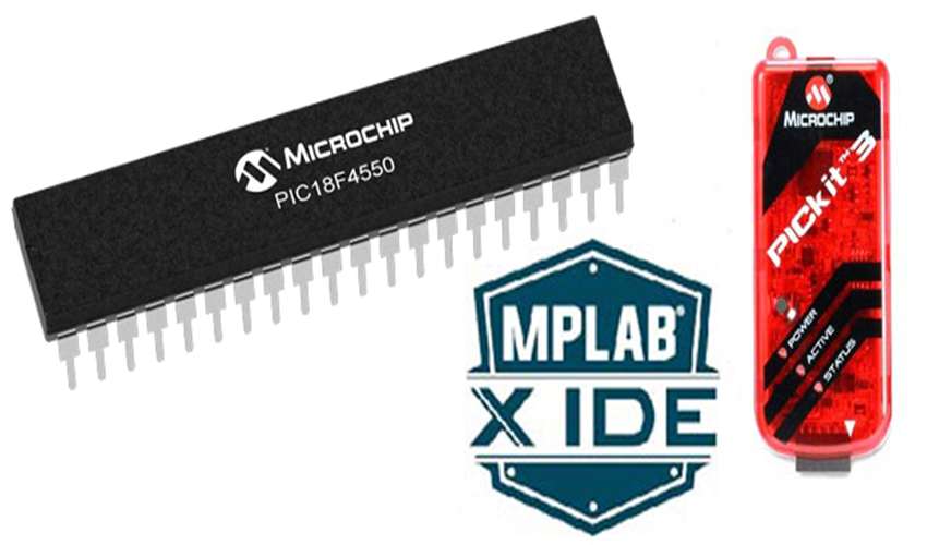کار با میکروکنترلر PIC18F4550 و MPLABX IDE